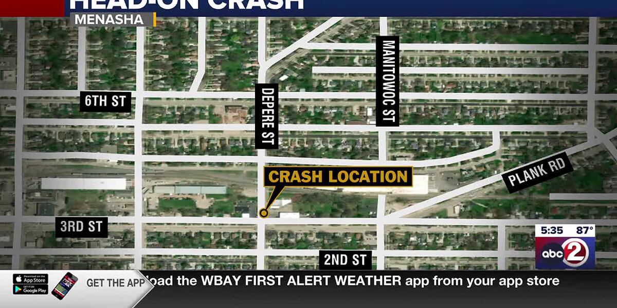 Multiple people hurt in head-on crash in Menasha Multiple people hurt in head-on crash in Menasha